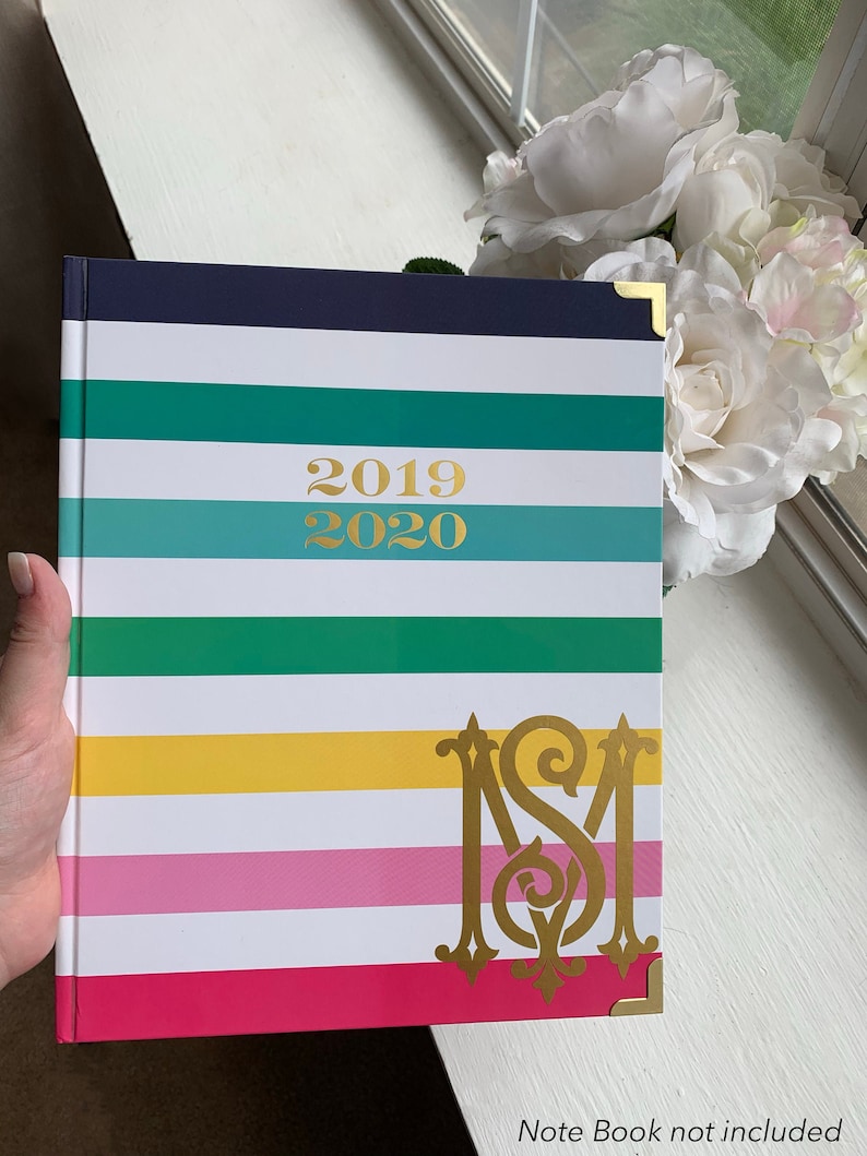 Vinyl Monogram Decals, 2 Letter Initial Decals, Customized Unique ...