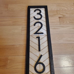 Address Sign Modern Rustic House Numbers, Farmhouse Decor, Reclaimed ...