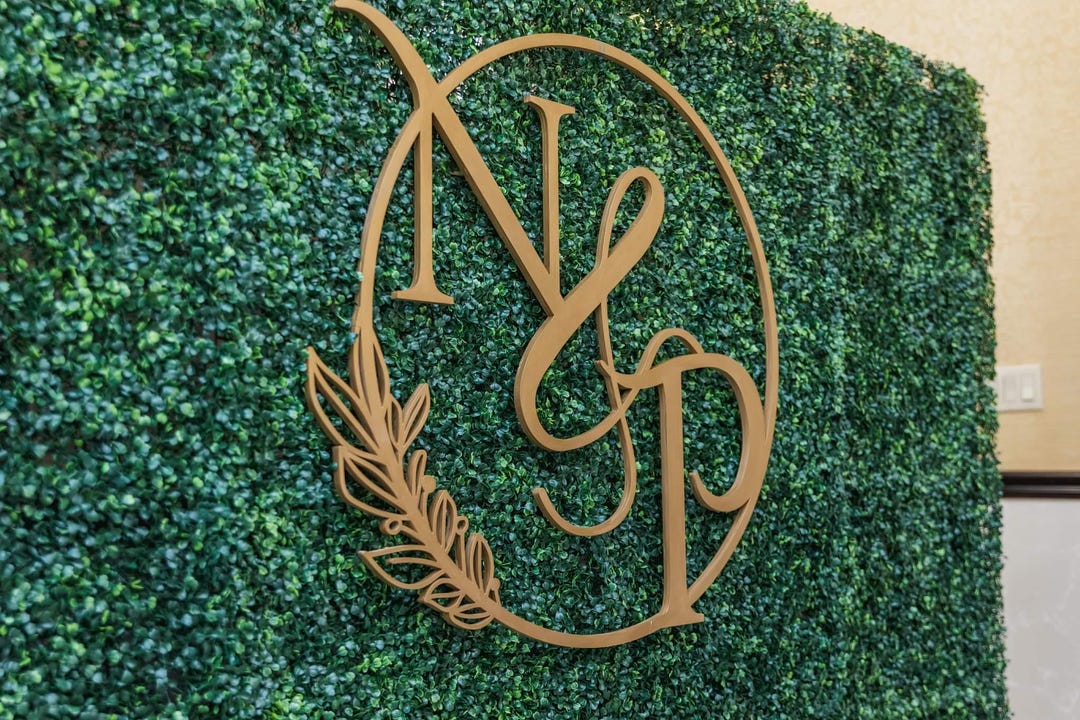 Wooden Wedding Initials Sign, Wedding Initials Sign, Wedding Wood ...