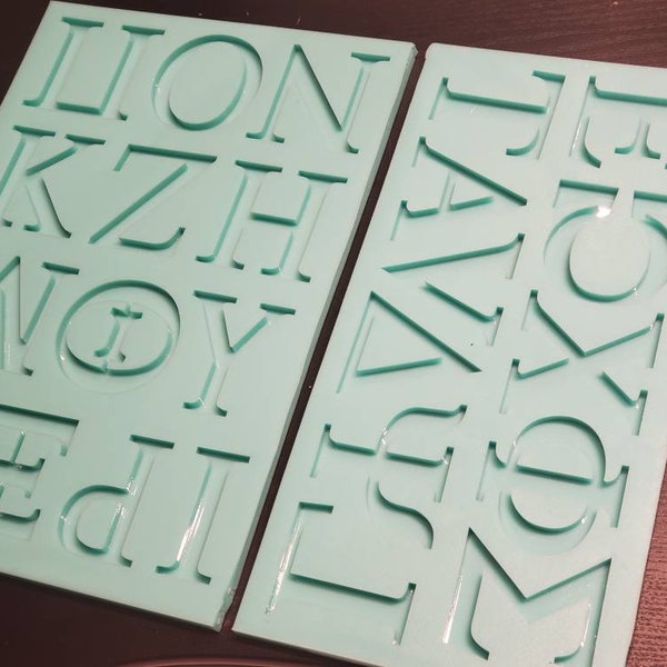Letter Mold - Etsy