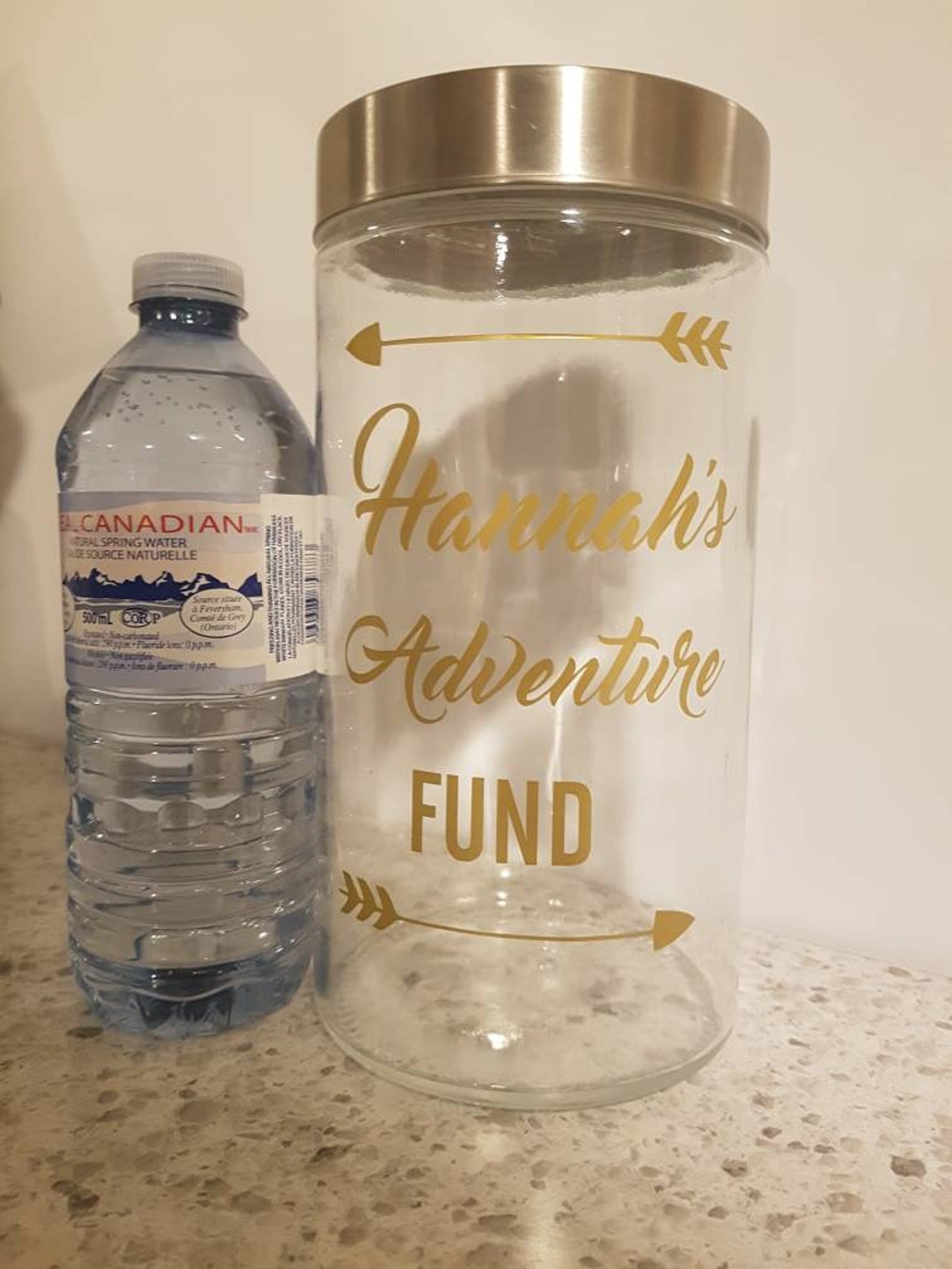 Custom Travel Fund Money Jar Vinyl Only Custom Travel Gifts - Etsy