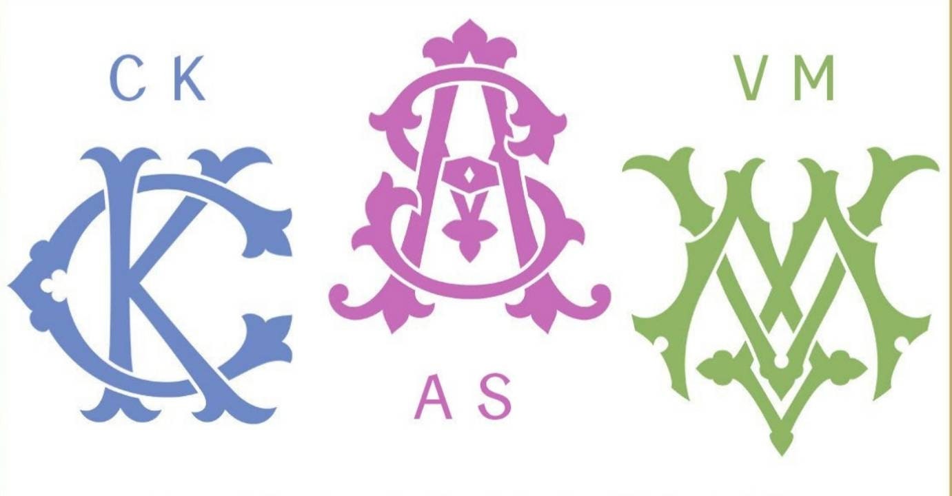 Vinyl Monogram Monogram Decals Initial Decals Customized - Etsy Canada