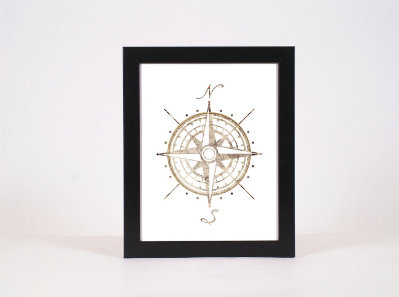 Compass Rose Map Illustration, Compass Old Map, Cartographers Map ...