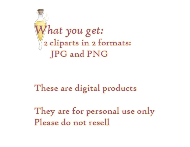 Magic Potion Clipart Transformation Potion - Etsy