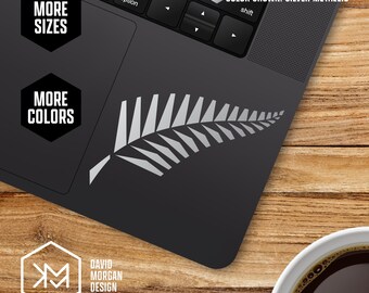 New Zealand Silver Fern Vinyl Decal Sticker Kiwi - Etsy Australia