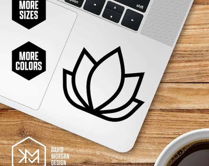 Lotus Decal, Lotus Flower Sticker, Lotus Flower Decal, Lotus Flower ...
