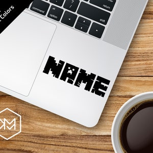 Minecraft Inspired Personalized Name Vinyl Decal - Etsy