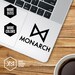 Monarch Sciences Logo Vinyl Decal - Etsy
