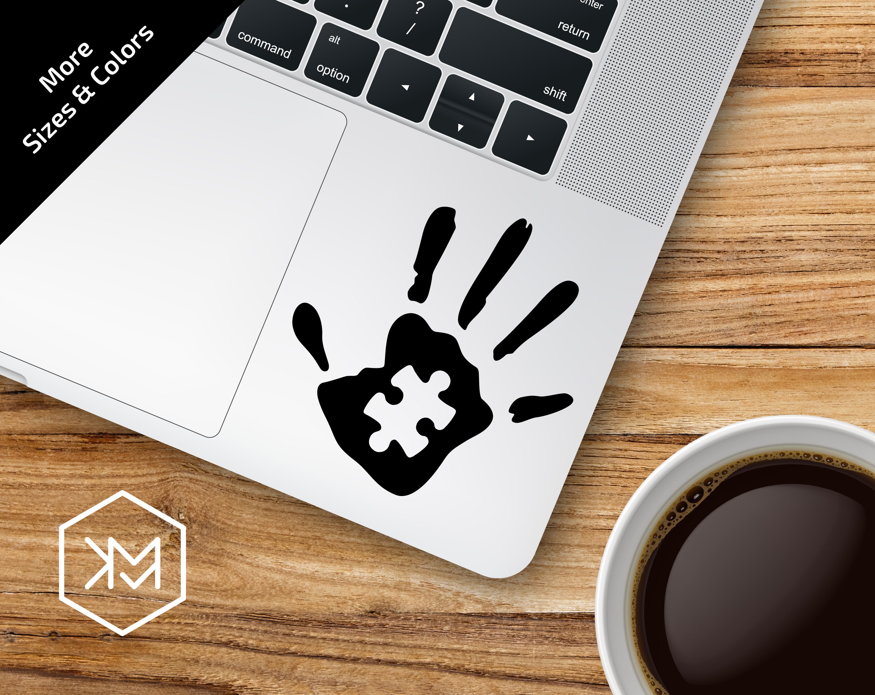 Autism Awareness Hand Print Puzzle Piece Vinyl Decal - Etsy