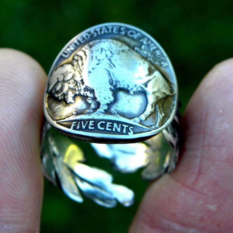 Buffalo Coin Ring - Etsy