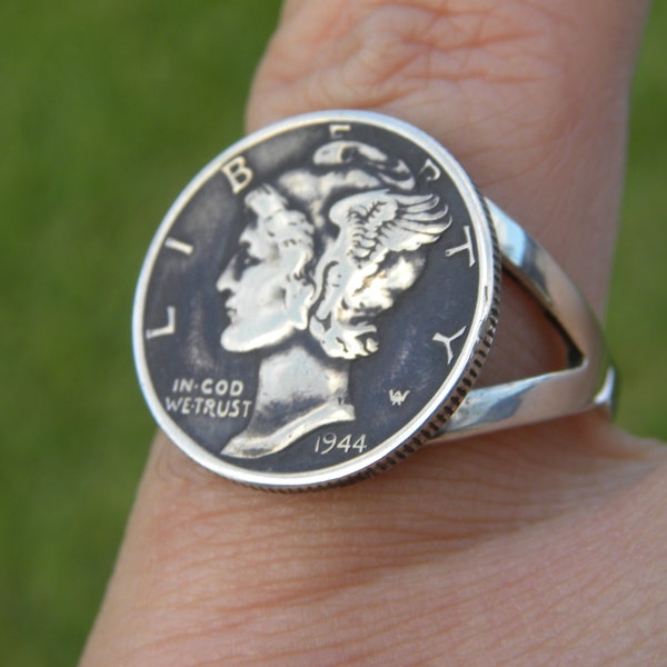 Dime Ring - Etsy
