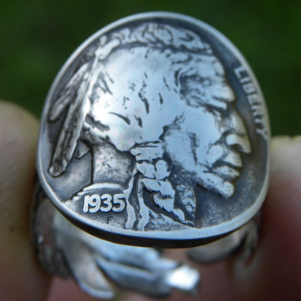 Buffalo Coin Ring - Etsy