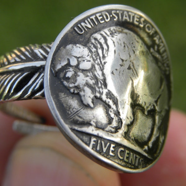 Buffalo Coin Ring - Etsy