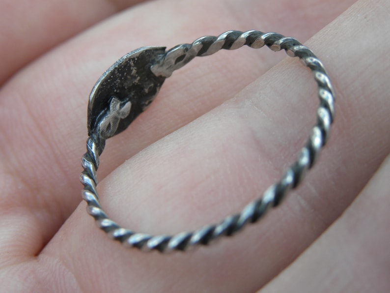 Signet Ring Antique Vintage Russian Silver Kopek Rare Coin Wire Money ...