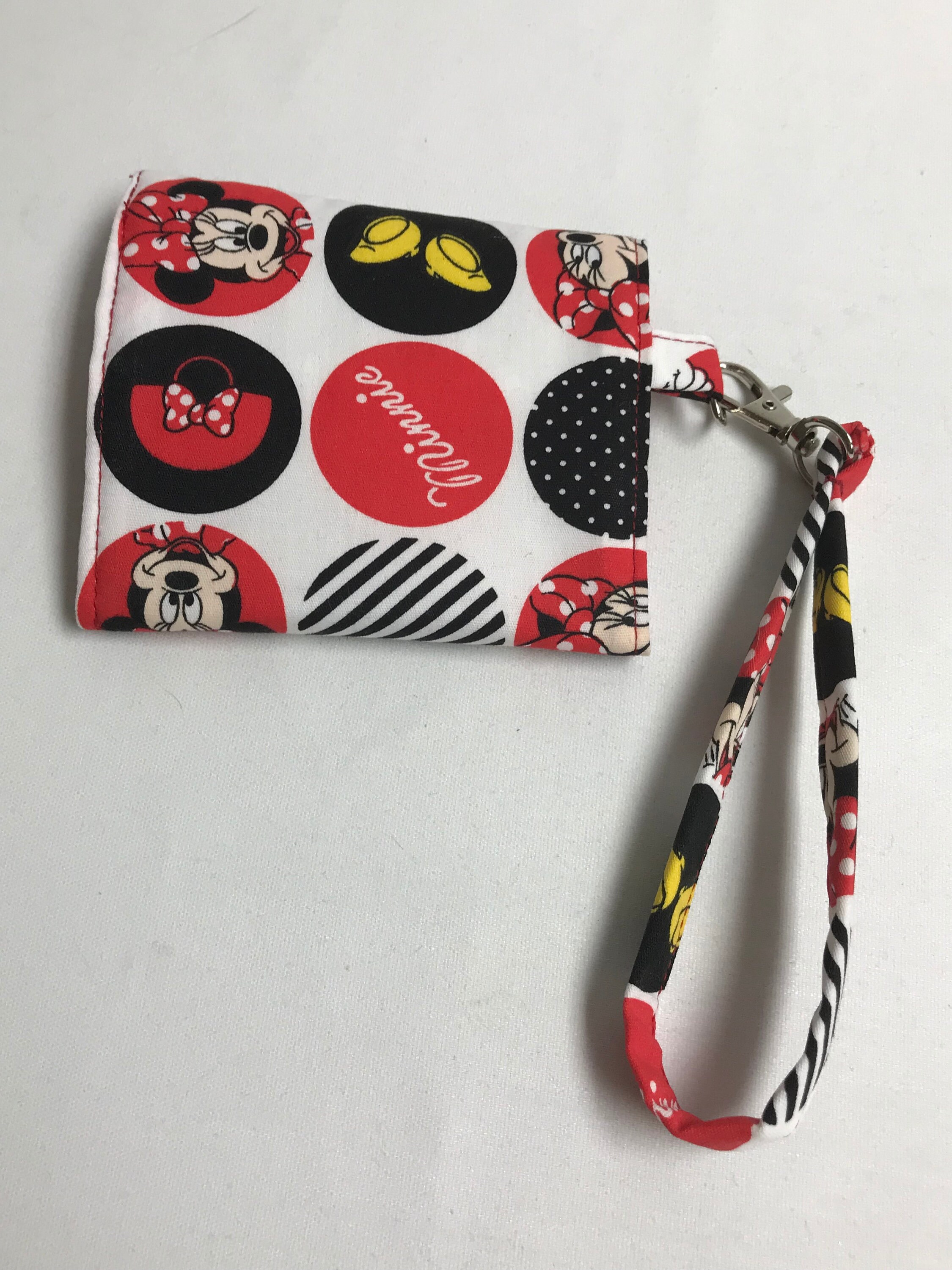 Minnie Mouse Tri-fold Wrist Wallet - Etsy