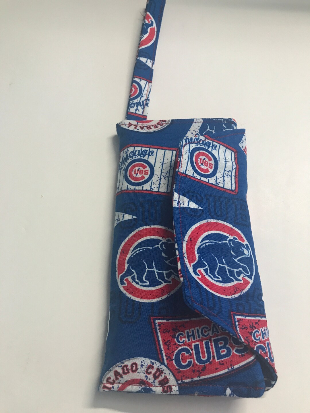 The Batter Up: Cell Phone Wallet (licensed Chicago Cubs Retro Print) - Etsy