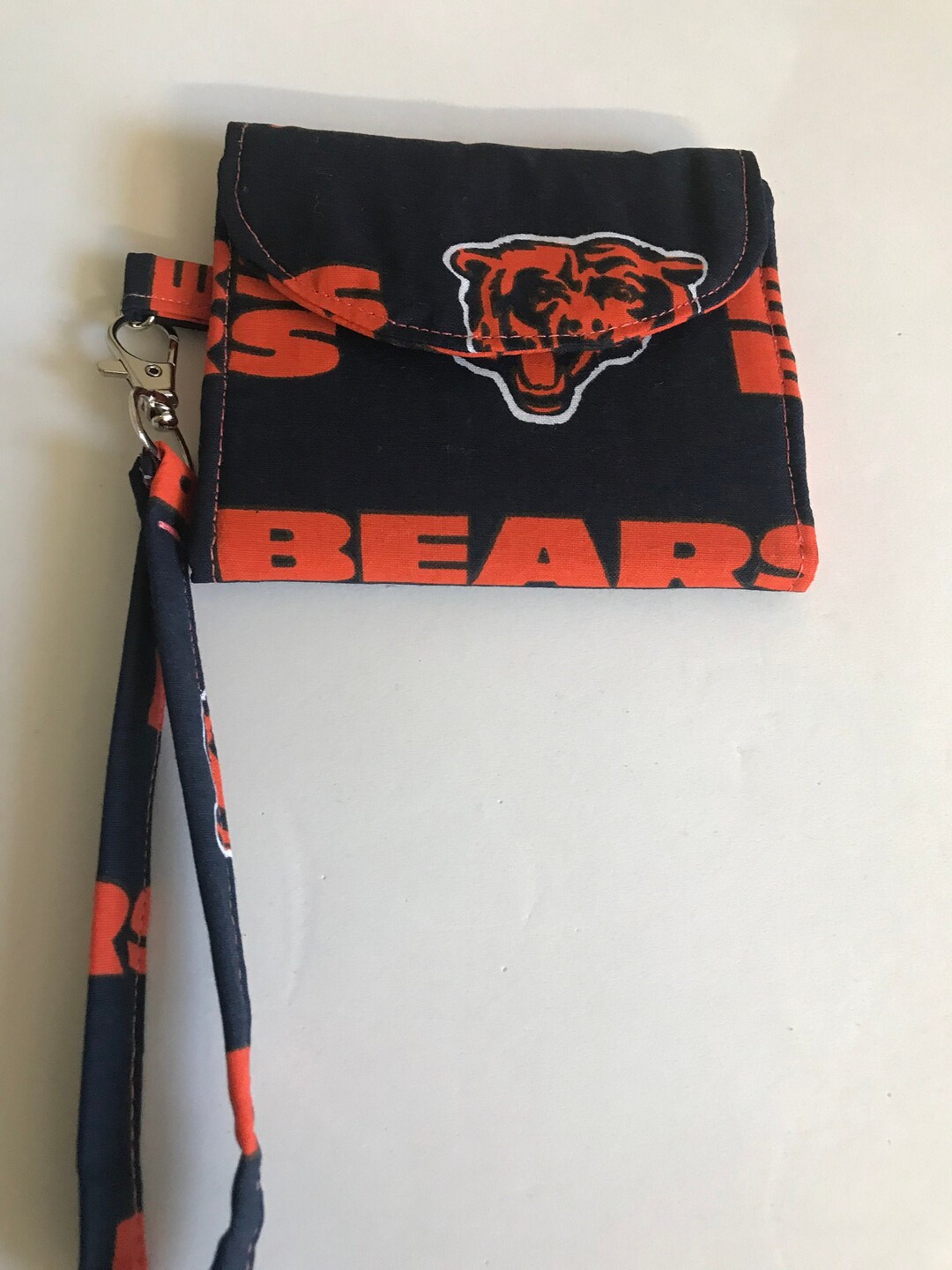 The Touchdown: Tri-fold Wrist Wallet (licensed Chicago Bears Print) - Etsy