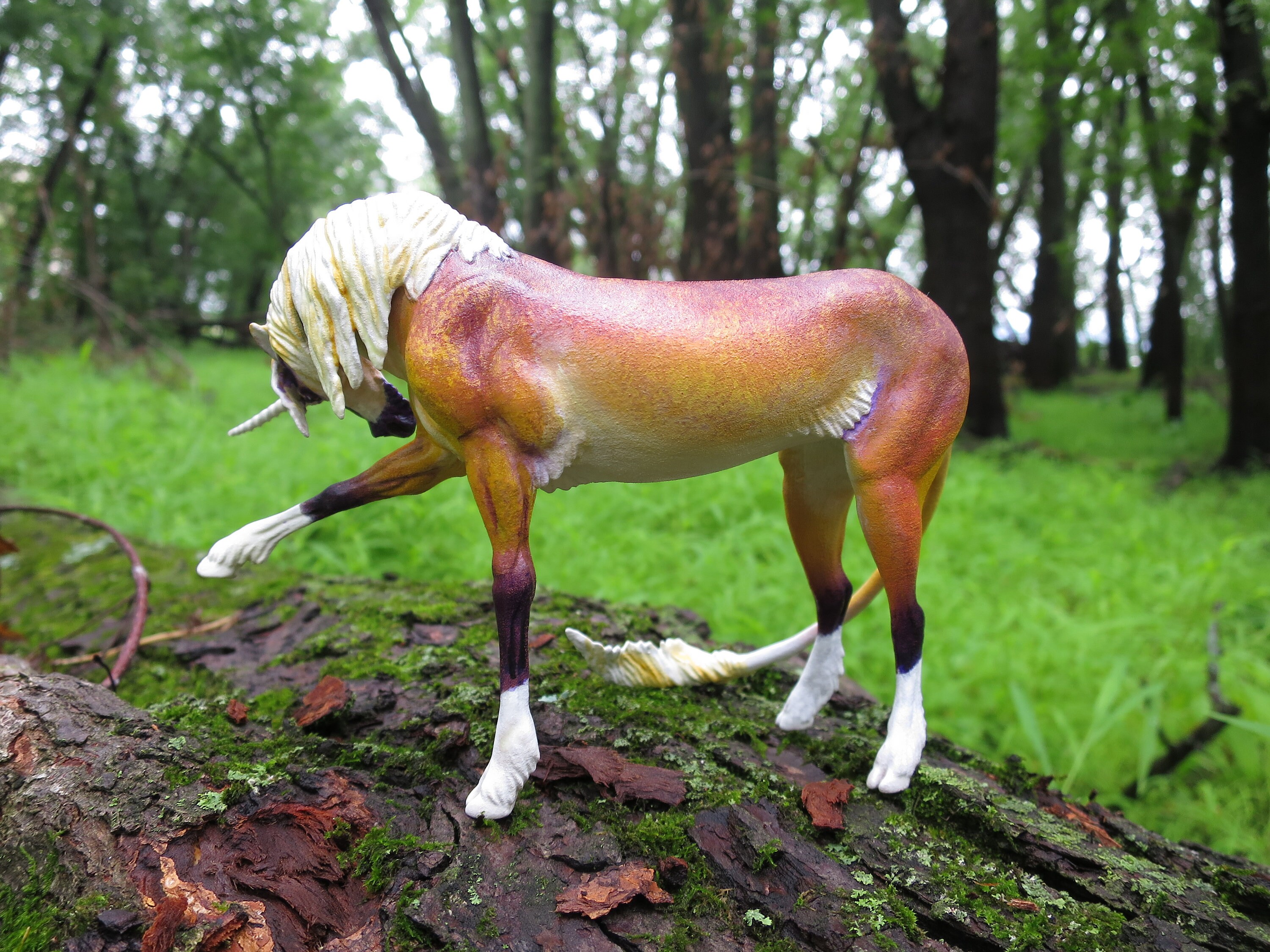 Artistic Model 3D Print Unicorn Figure Hand Painted Sculpture - Etsy
