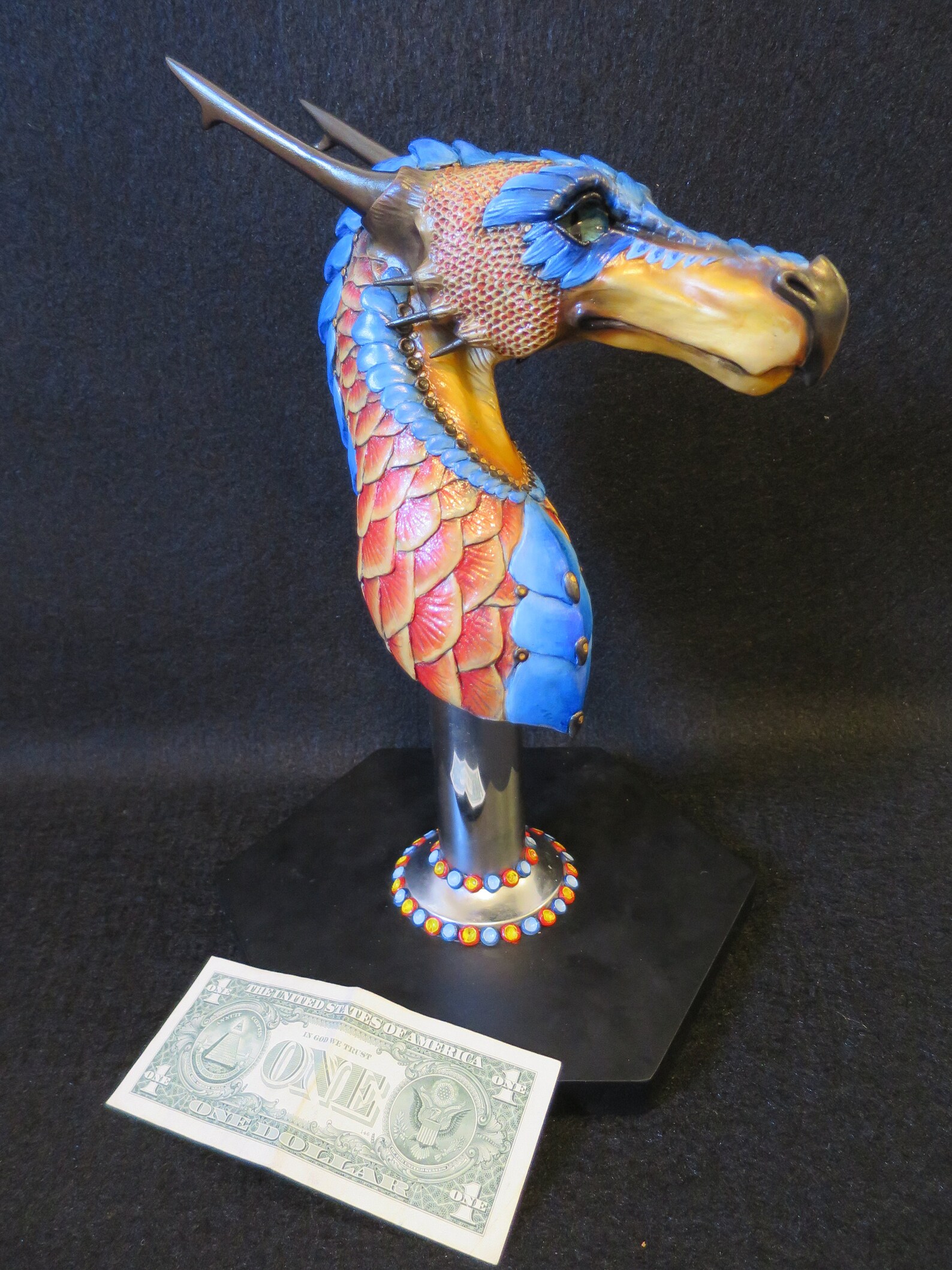 Realistic Fantasy Dragon Sculpture Figure Large Bust - Etsy