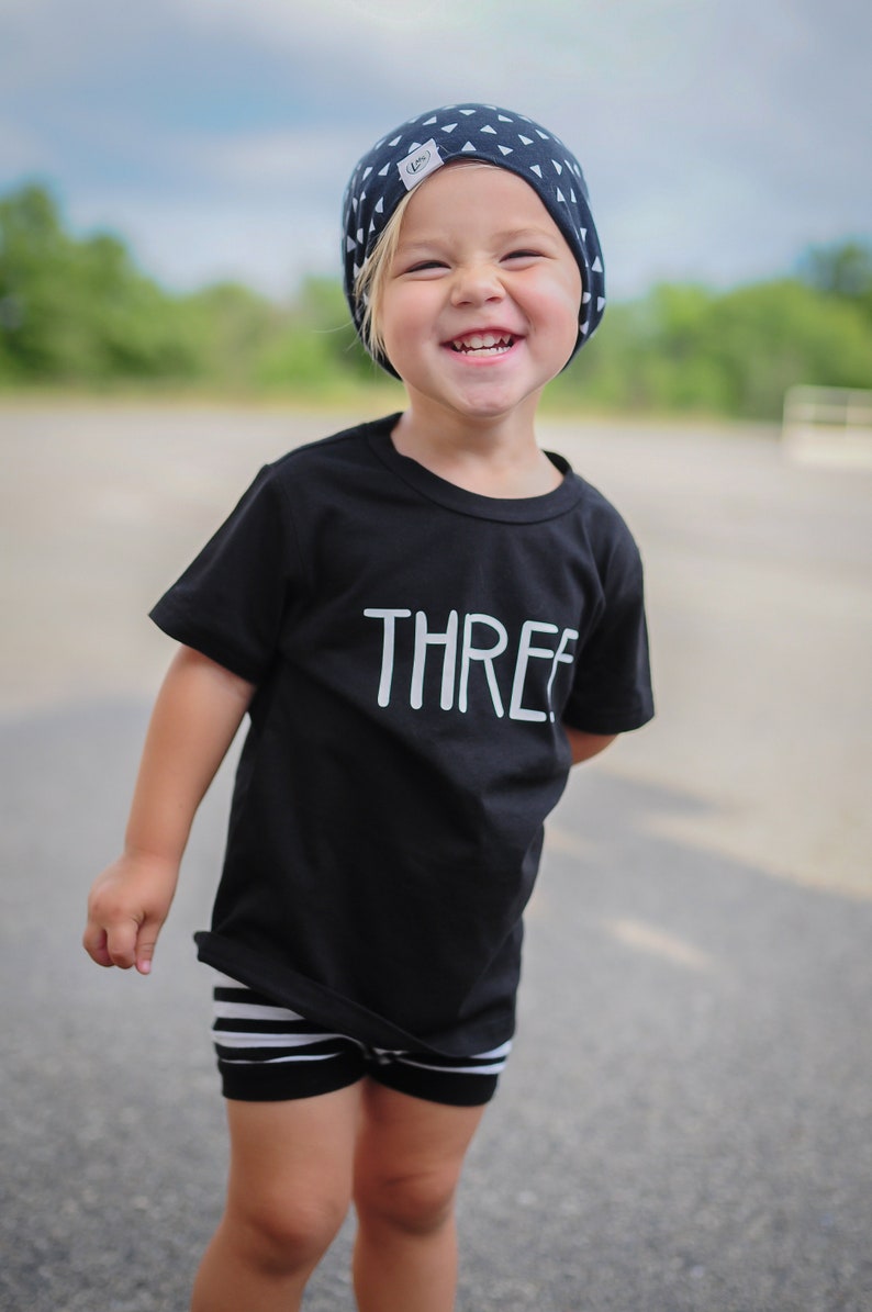 Third Birthday Shirt Birthday Shirt Three Shirt Boy | Etsy