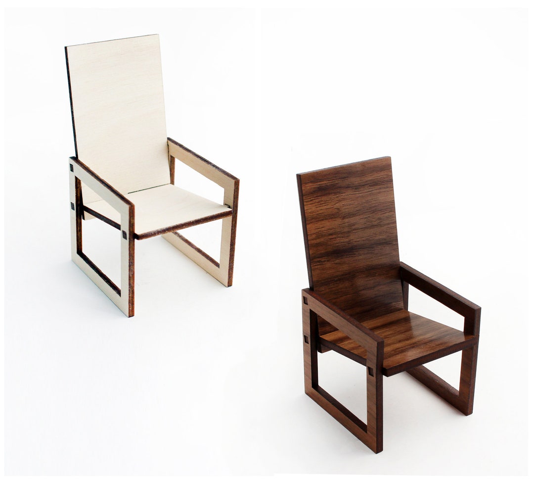 The Andy Chair 1:12 Scale Miniature Modern Furniture in - Etsy