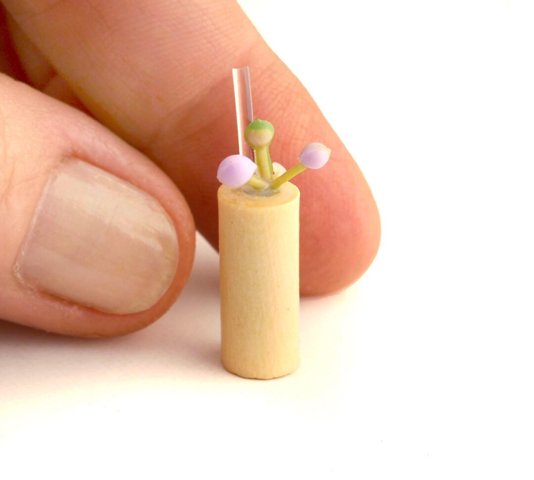 1:12 Scale Pina Colada in Bamboo Tumbler - Handmade Miniature Modern ...