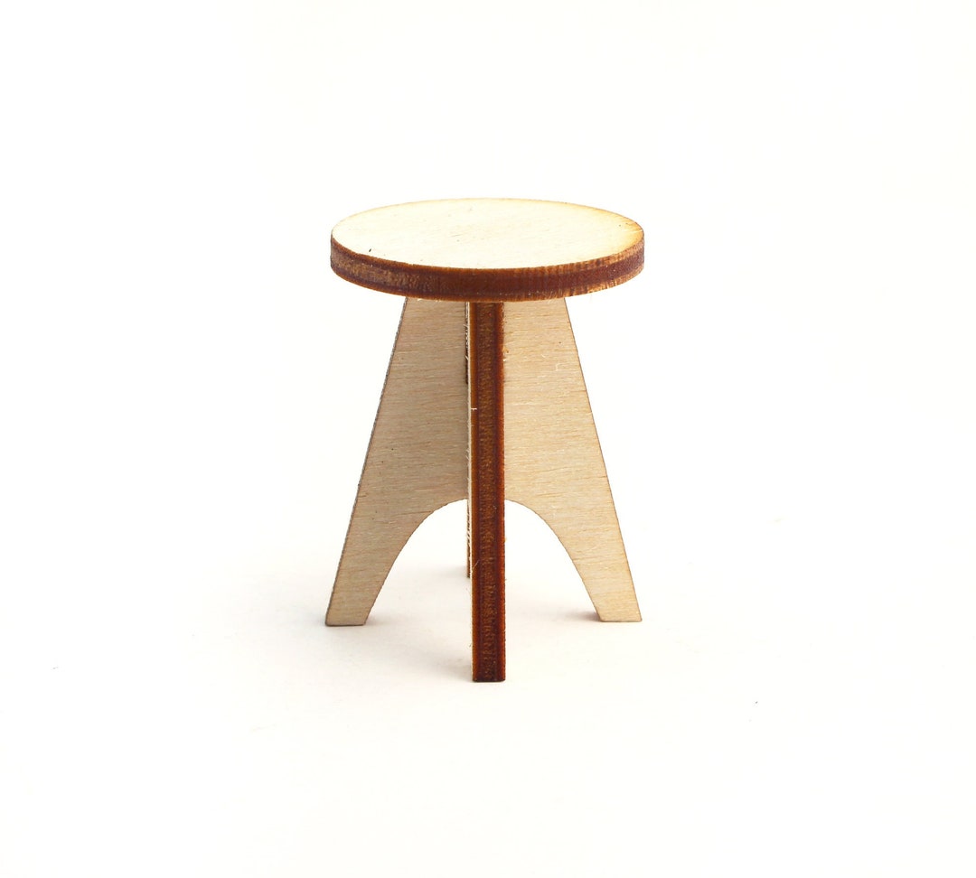 NIKE Stool / Side Table - Modern Miniature Furniture - Etsy