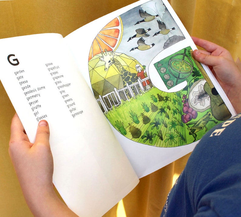 The Illustrated Alphabet the Original ABC Children's - Etsy