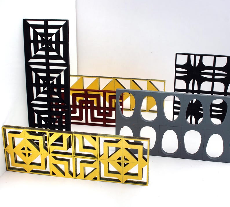 Miniature Breeze Block: ARROW - High Desert Tiki Decor, Room Divider (1 ...