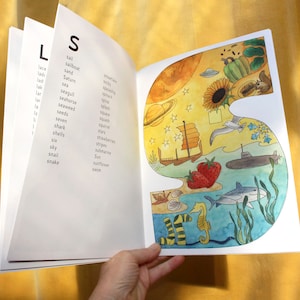 The Illustrated Alphabet - the Original ABC Children's Book - Etsy
