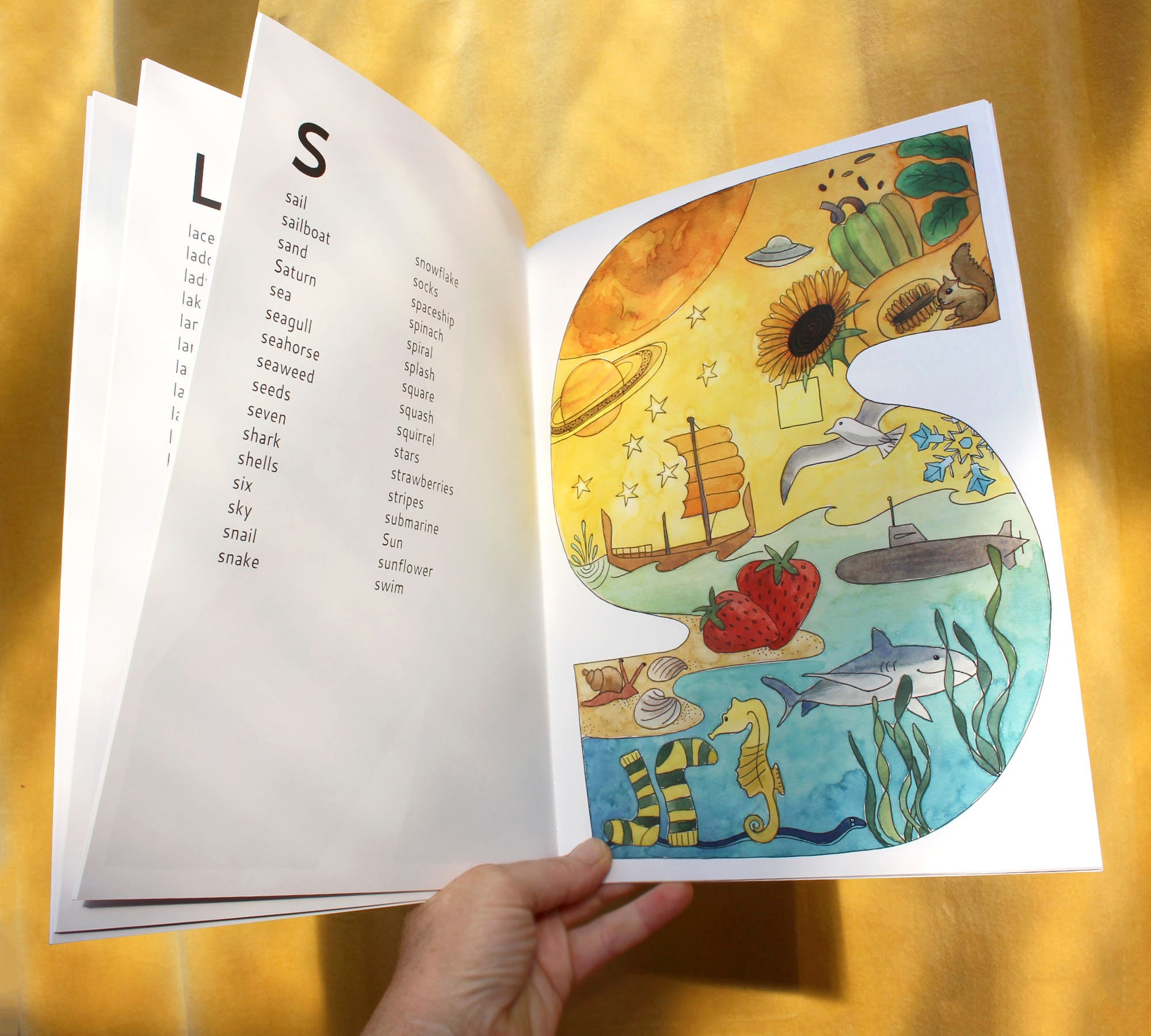 The Illustrated Alphabet - the Original ABC Children's Book - Etsy