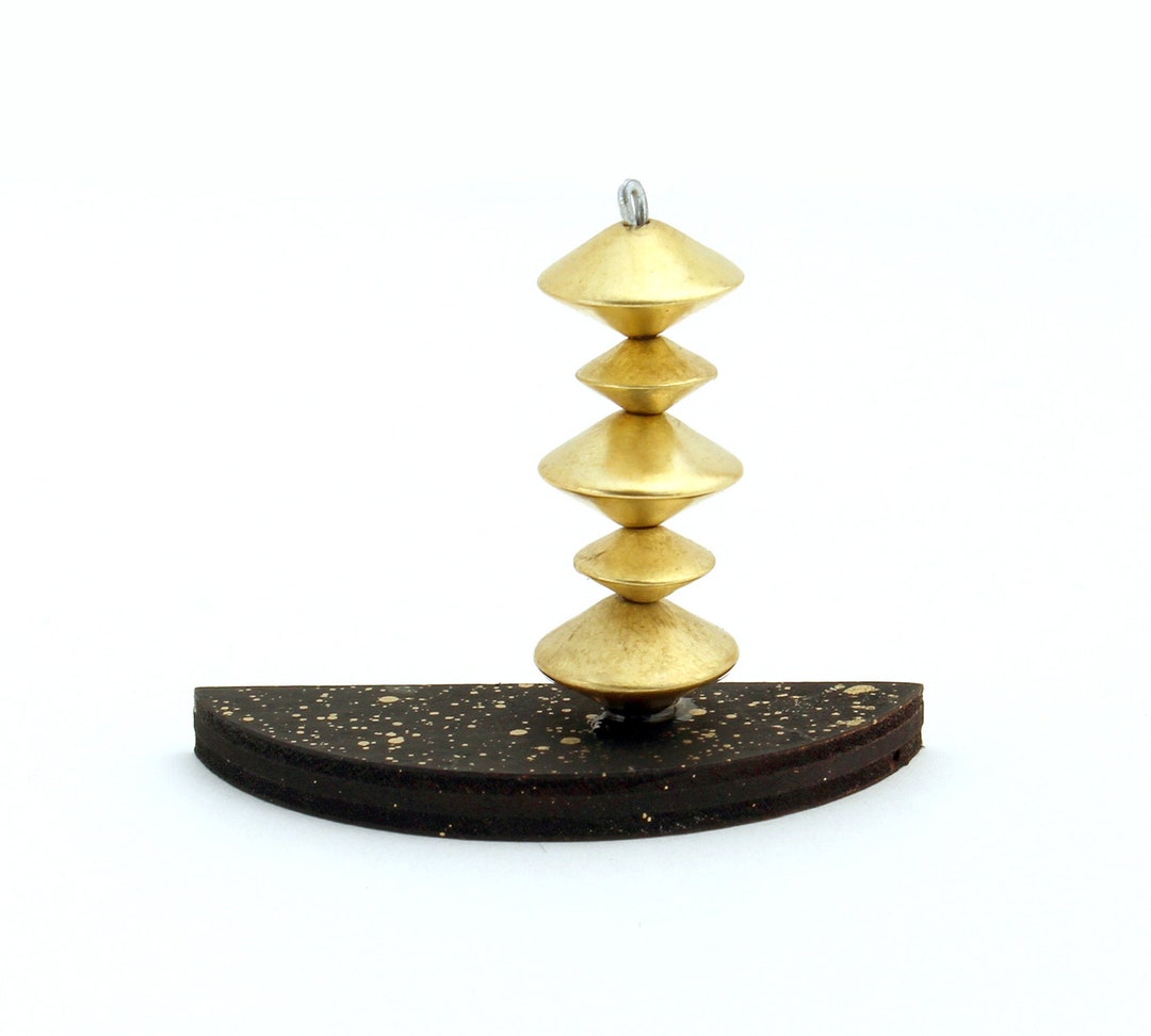 Cosmic Gold Totem Miniature Modernist Sculpture and Decor - Etsy