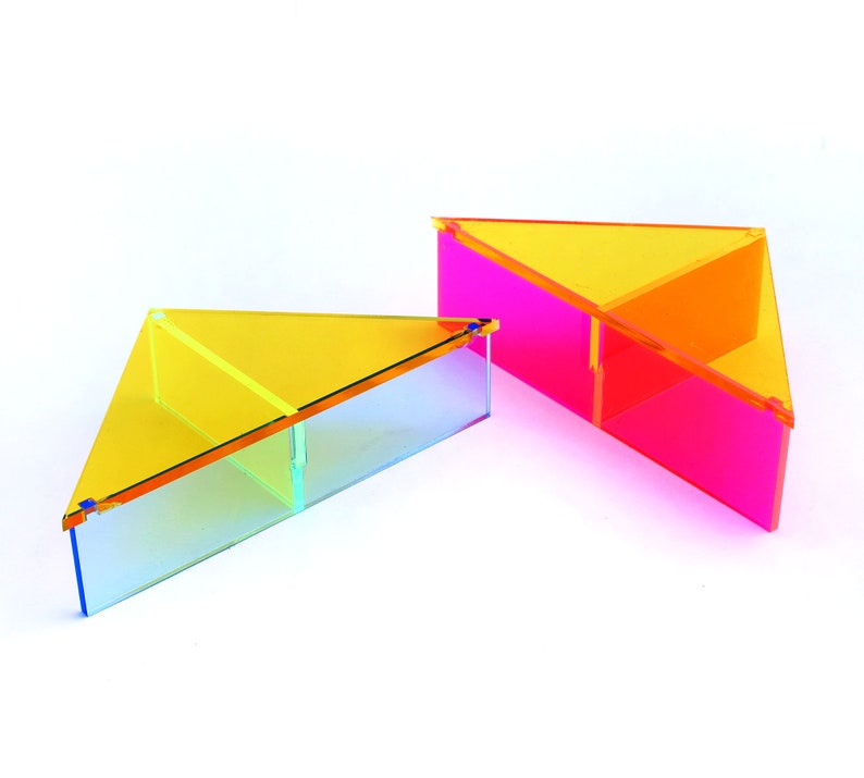 1:12 Scale Prism Table 2-piece Set - Modern Dollhouse Furniture Kit - Etsy