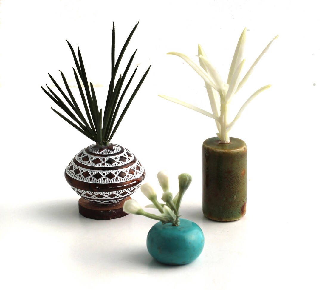 Set of 3 Miniature Plants - Southwest Home Set - Miniature Modern Decor ...