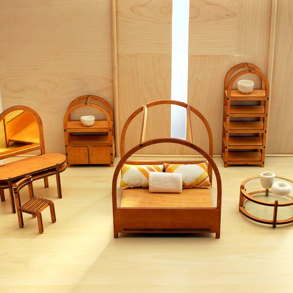 Miniature Furniture Kits - Etsy