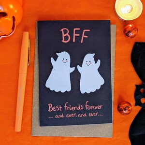 BFF Card Best Friends Forever Card Ghosts Goth Gothic - Etsy
