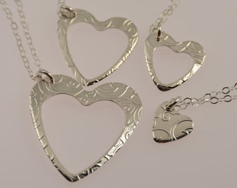 Generations gift. Grandmother mother granddaughters necklace | Etsy