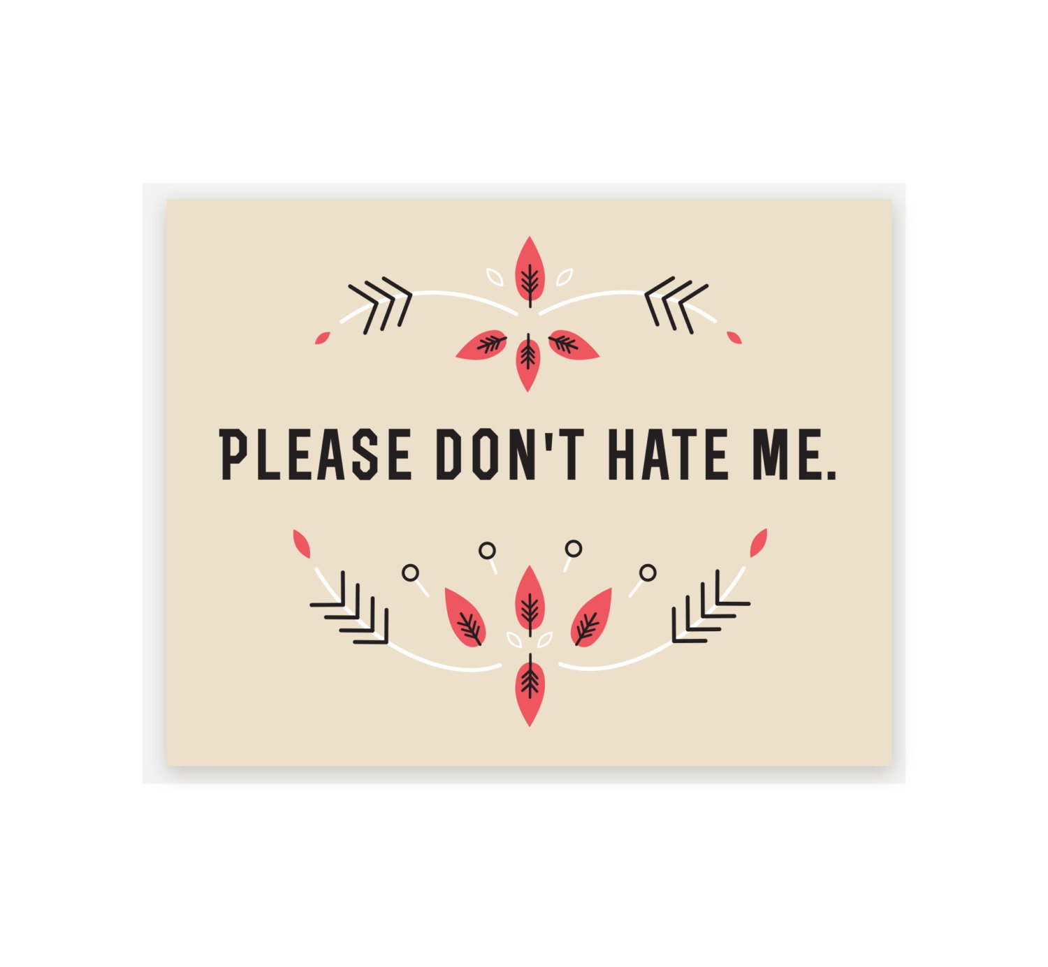 Apology Card / I'm Sorry / Please Don't Hate Me - Etsy