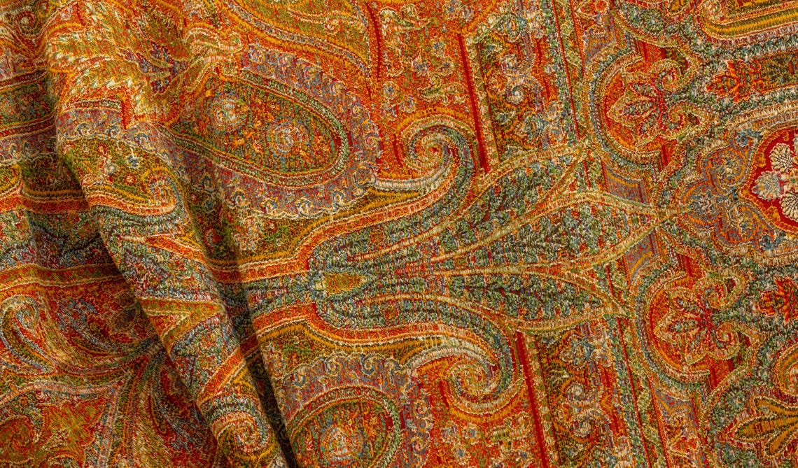 Antique Paisley Shawl - Etsy