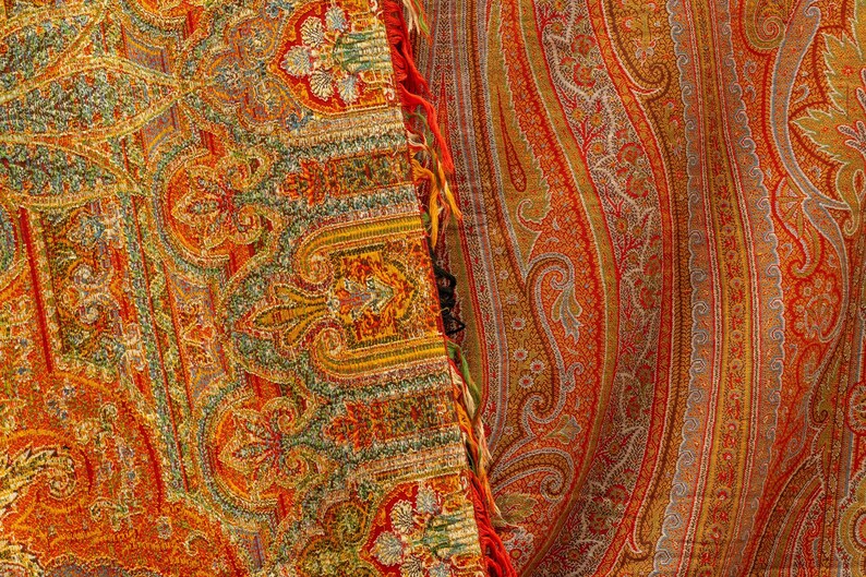 Antique Paisley Shawl - Etsy