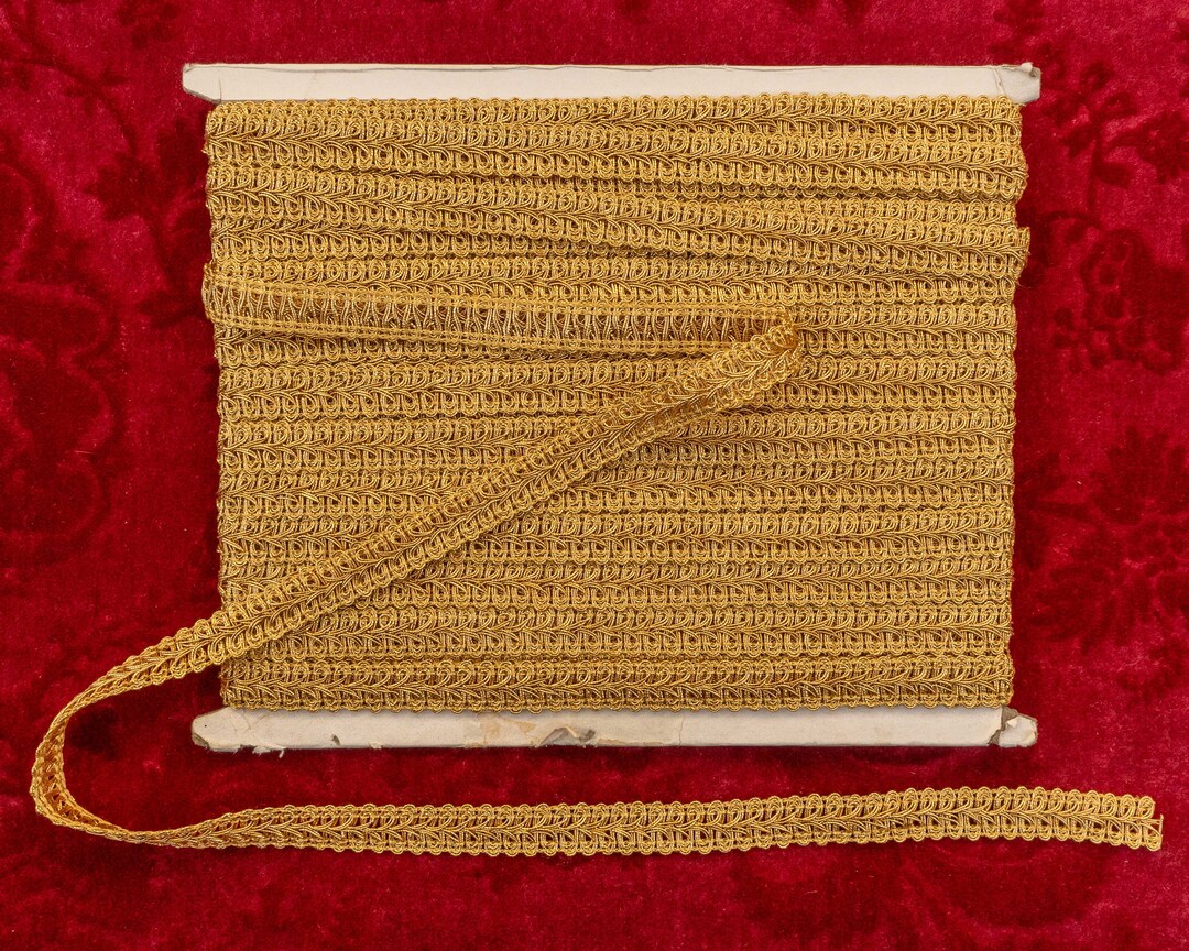 3 Metres of Vintage Gold Frogging Braid - Etsy
