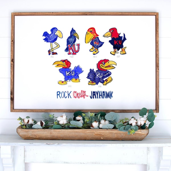 Rock Chalk Jayhawk - Etsy
