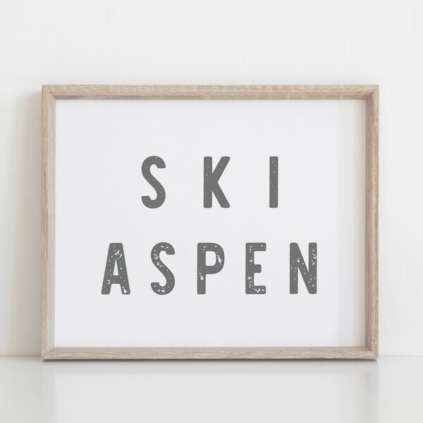 Aspen Sign - Etsy