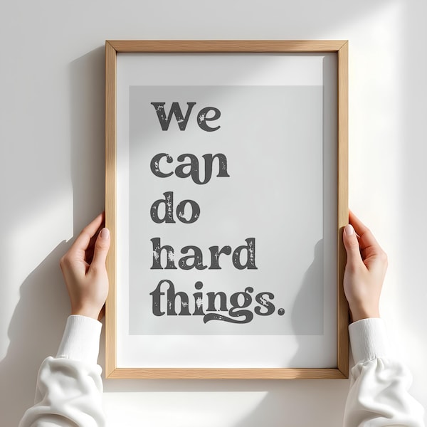 Do Hard Things - Etsy