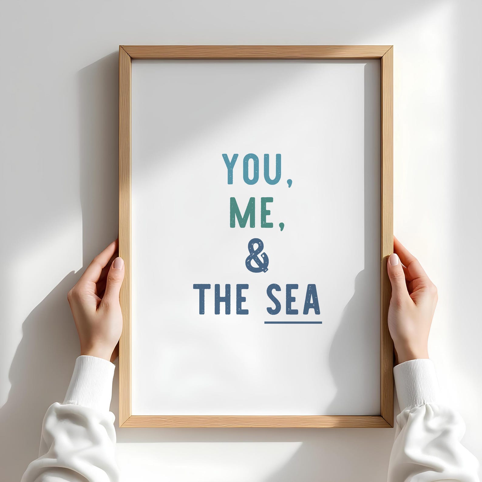 You Me and the Sea Print, Beach House Decor (digital Download) - Etsy