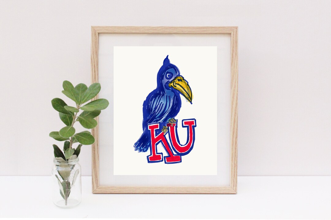 1920 Jayhawk PRINTABLE Download Digital Hand Drawn INSTANT Download ...