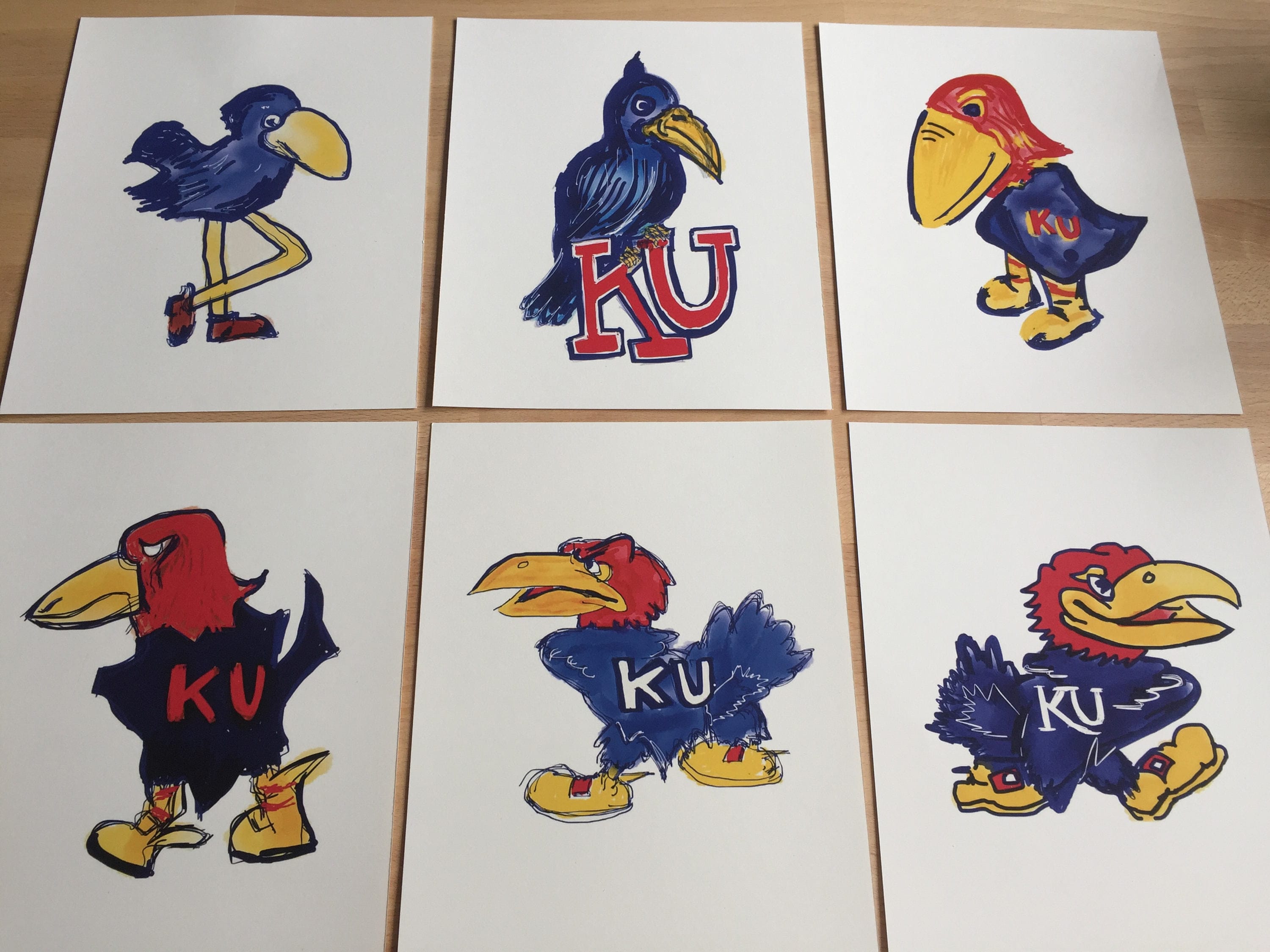 Kansas Jayhawks Print, Kansas Jayhawks Wall Art, Kansas Fan Gift ...