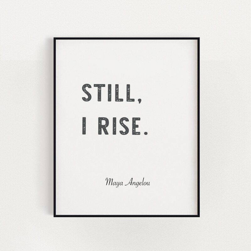 Still I Rise - Etsy