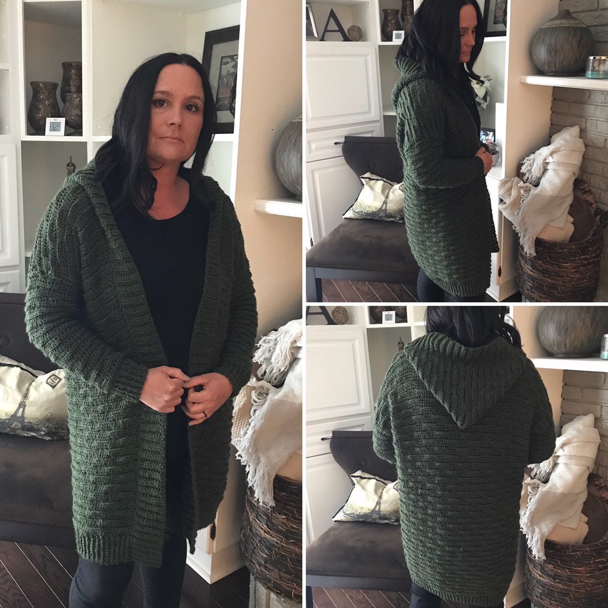 Crochet Pattern Riley Cardigan Cardigan Pattern Pattern | Etsy