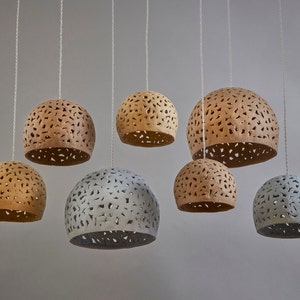 Pendant Lights. 7 Shades Chandelier. Ceramic Lamps. Hanging Lights ...